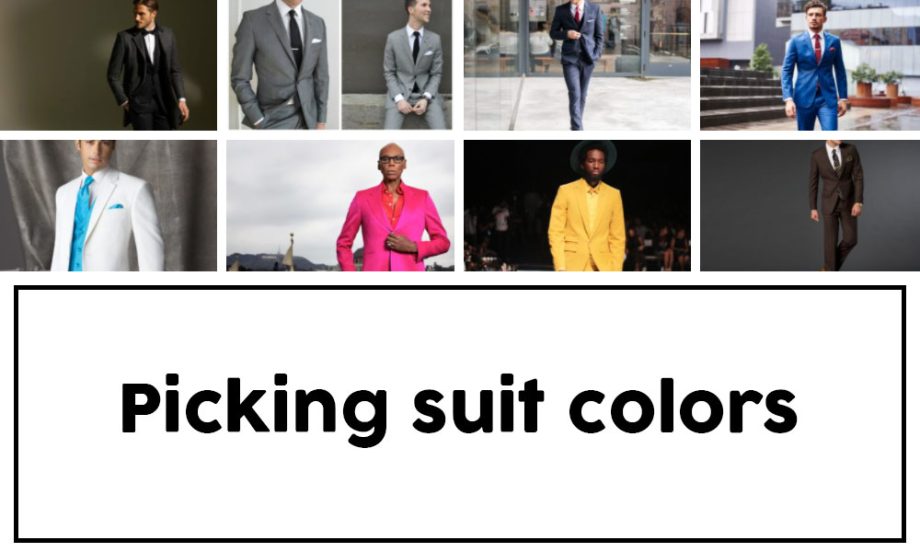 How to choose the perfect suit color - Stitchmeister